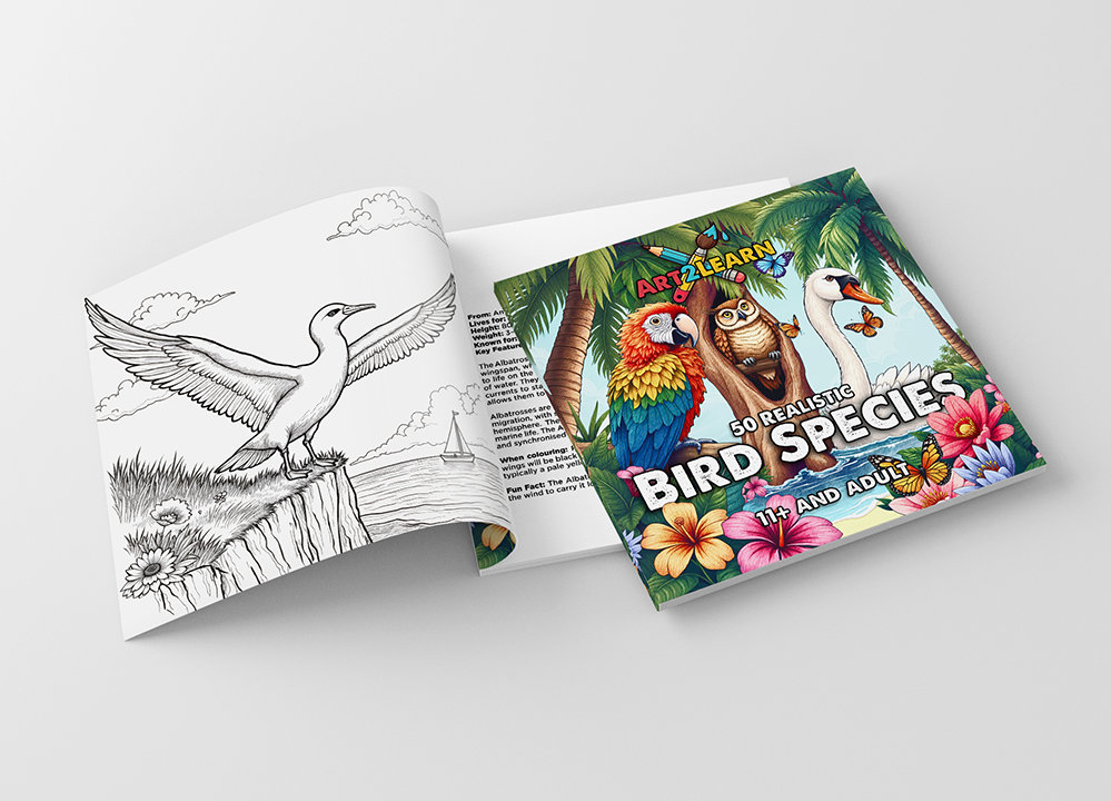 50 Bird Species – 11+ and Adult - Art2Learn